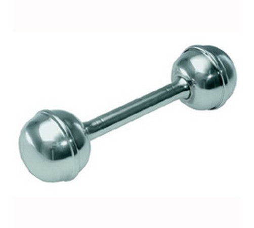 Hallmarked Sterling Silver Baby Rattle Christening Gift